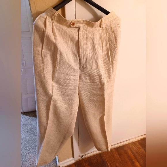 Zanella | Pants | Zanella Linen Cotton Blend Luxury Pants In Stitched ...